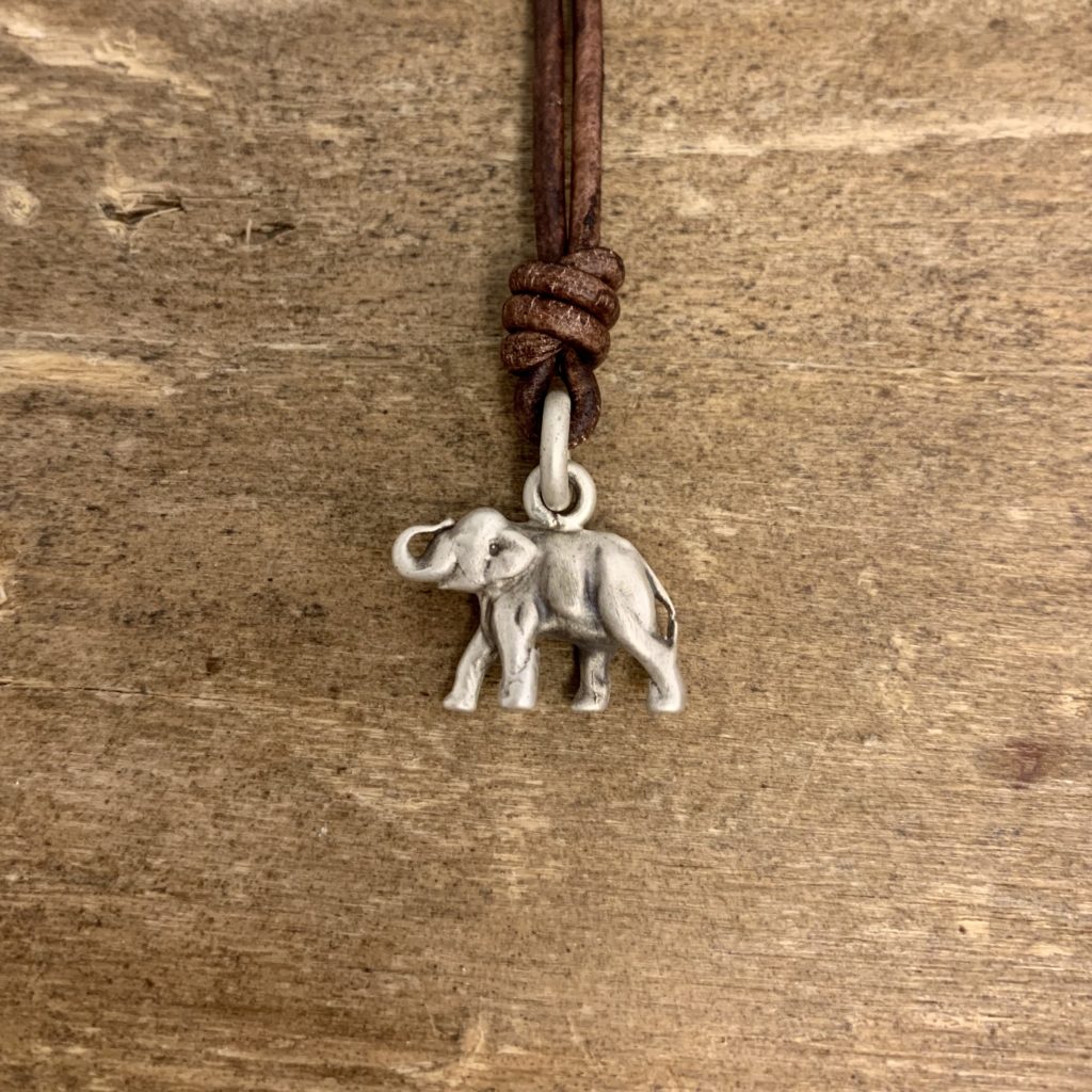 Sterling Silver Elephant Poor Cat Designs