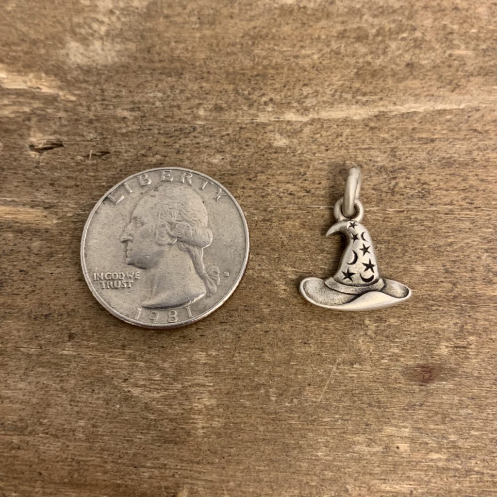 Sterling Silver Wizard Hat - Poor Cat Designs